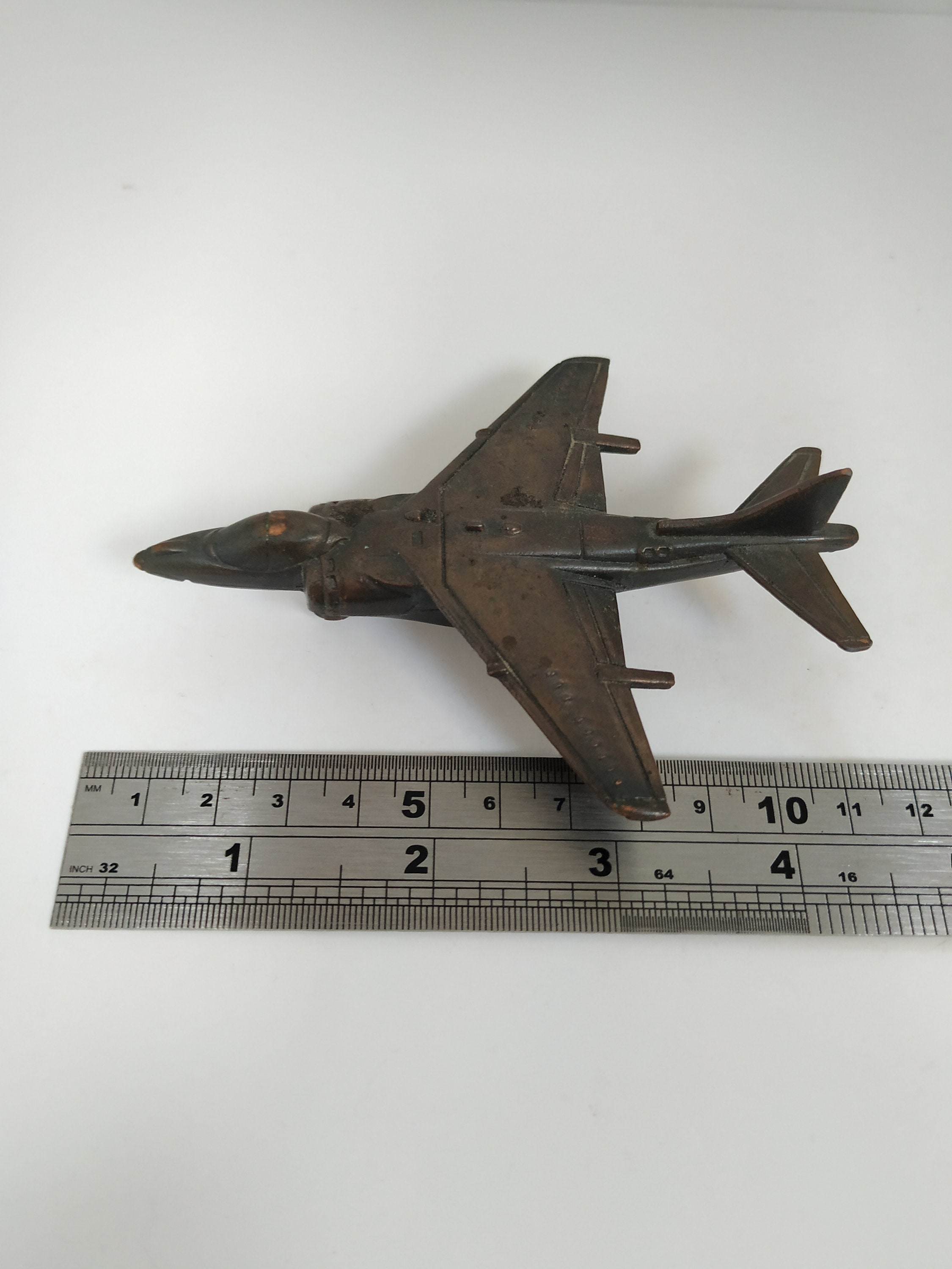 Fighter Jet Plane Pencil Sharpener Metal Die Cast Miniature Display ...