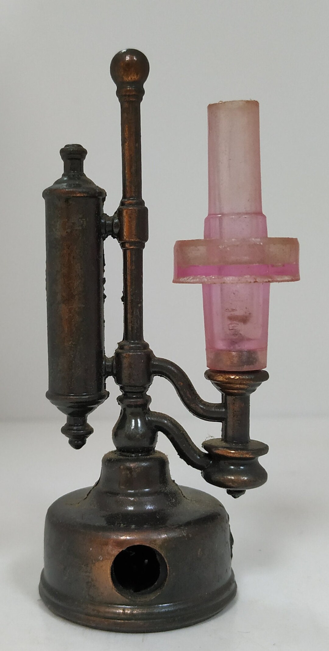 Oil Lamp Pink Shade Pencil Sharpener Metal Die Cast Collectors ...