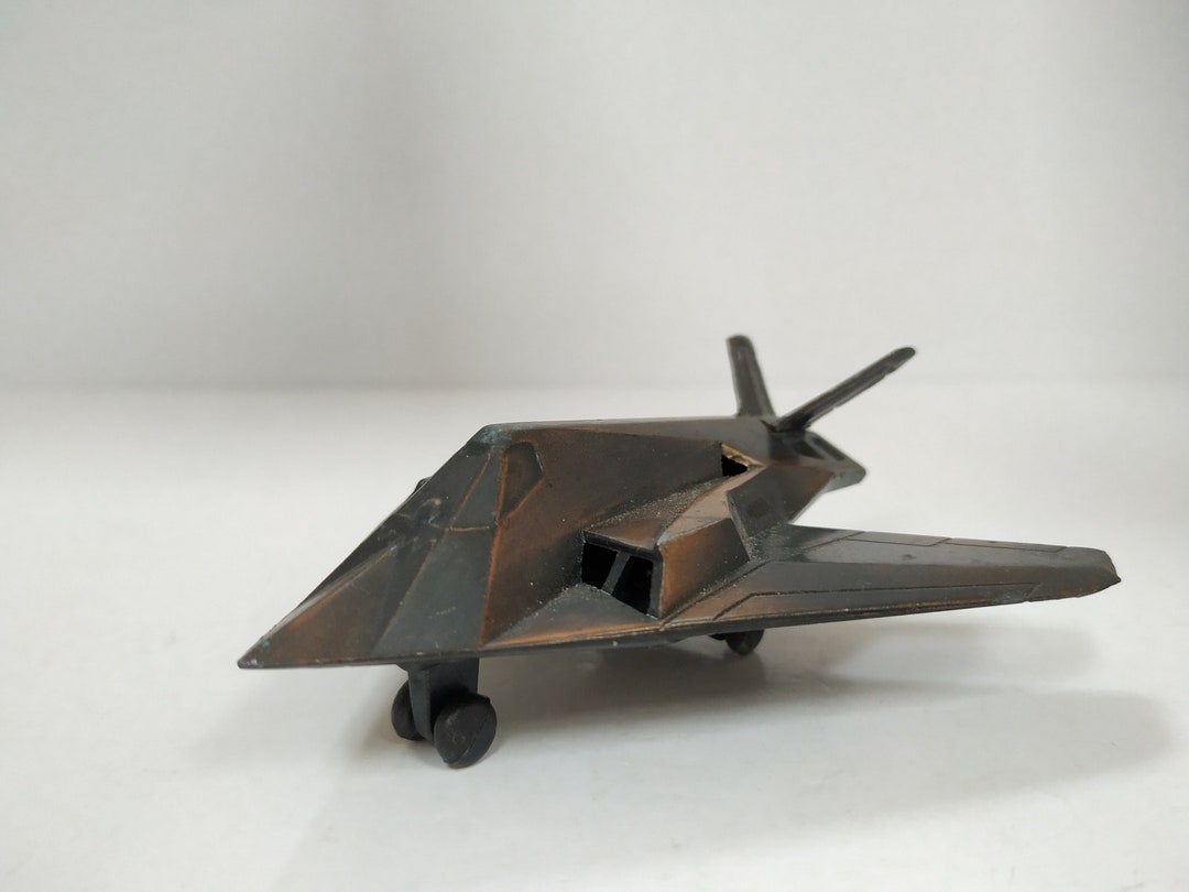Stealth Fighter Jet Plane Pencil Sharpener Metal Die Cast 3D Miniature ...