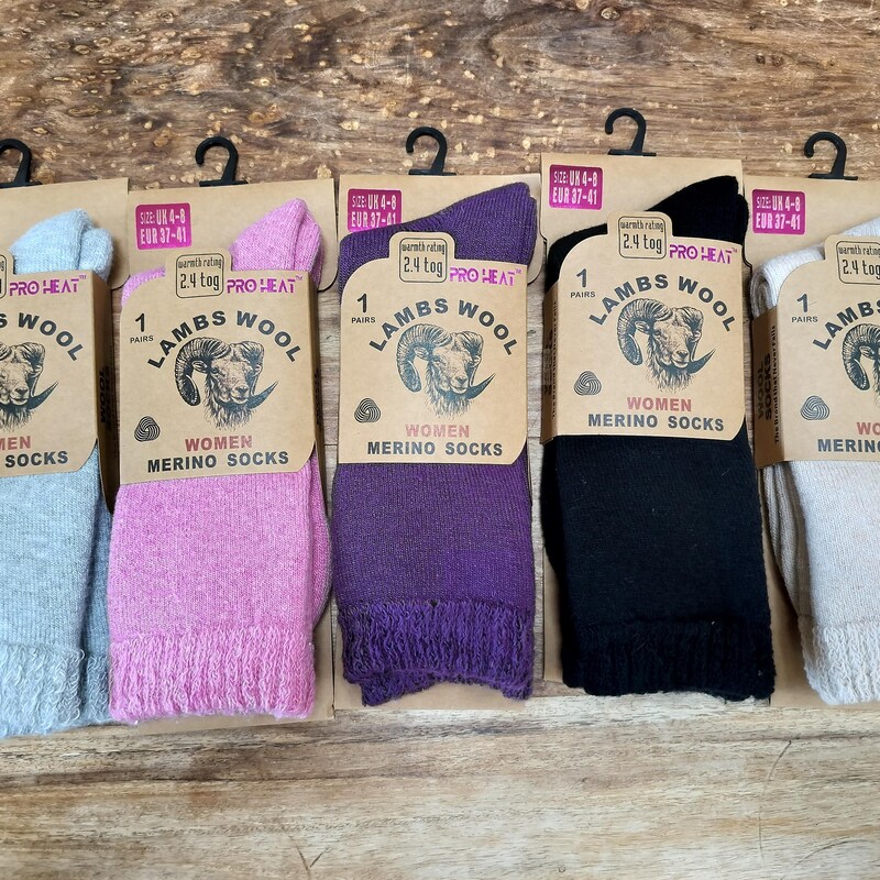Thermal Pink Socks - Etsy UK