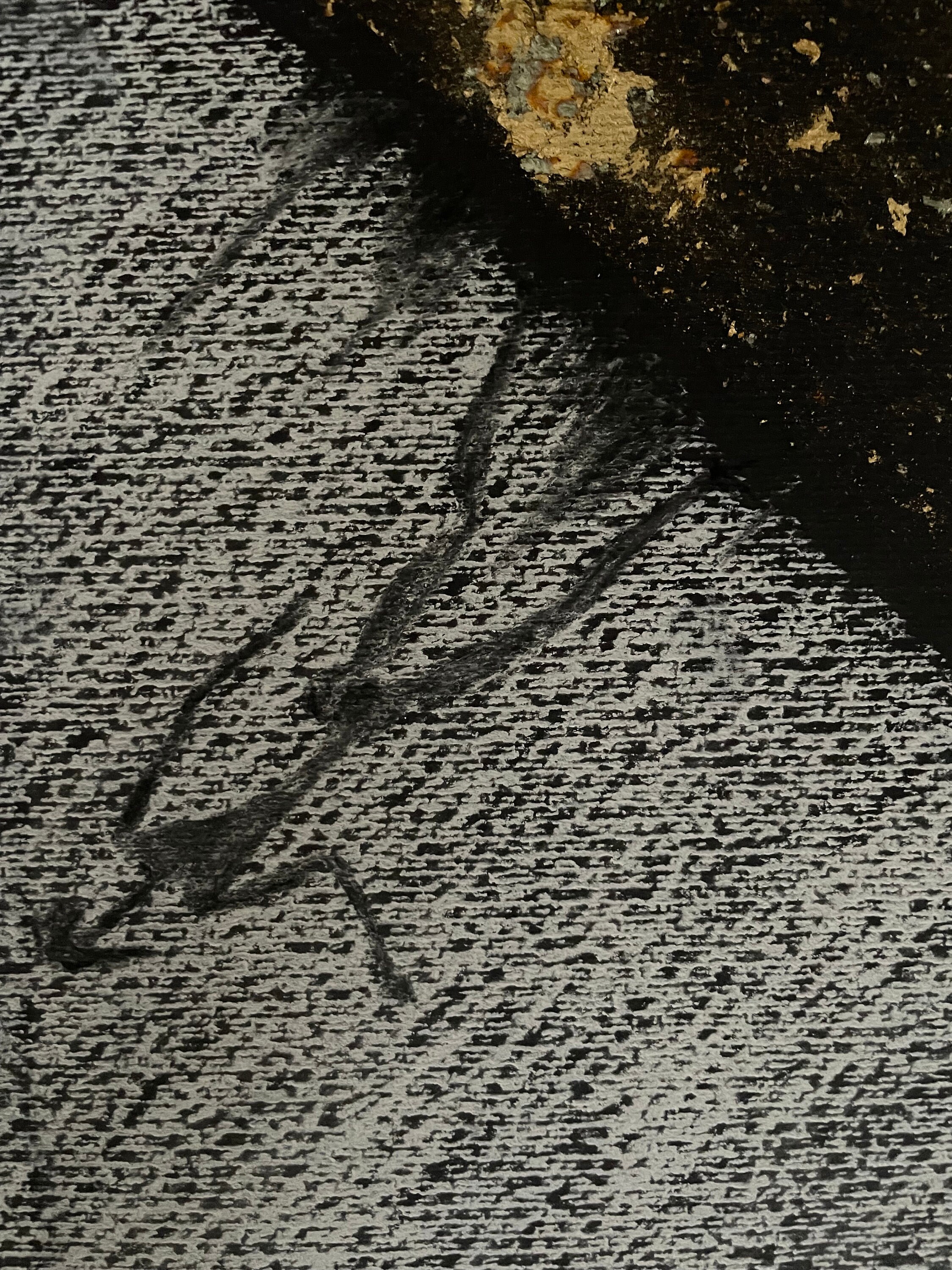 Authentic Pastel Drawing/ Danae/ Signed Drawing/ Gold Foil Painting ...