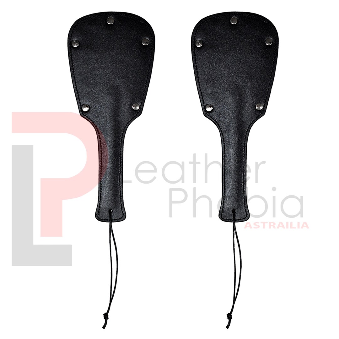 Genuine Cow Hide Leather Paddle Round Shape for Spanking Fixable ...
