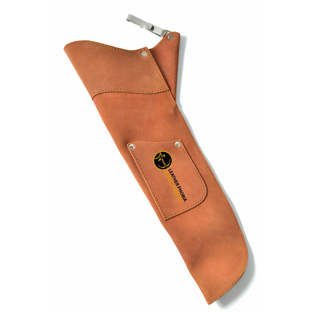 Archery Leather Quiver for Arrow Traditional Leather Side Holder ...