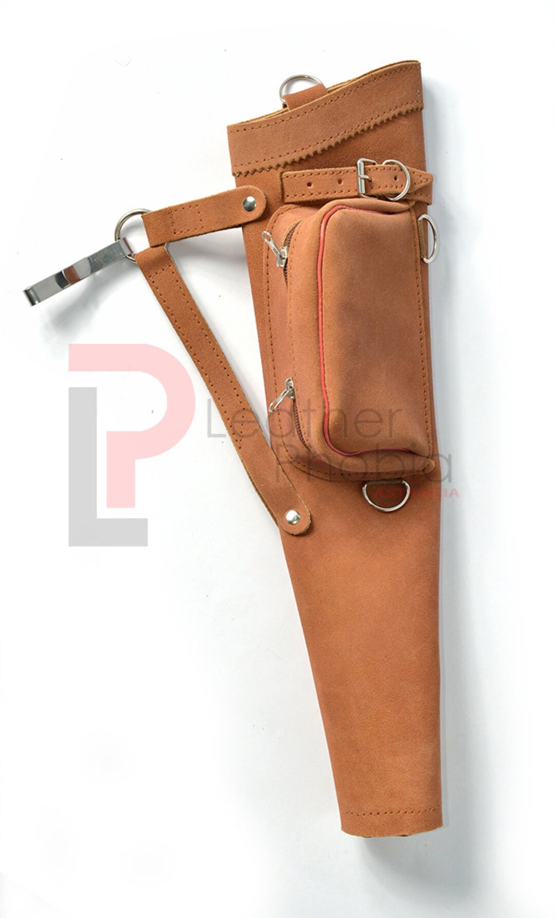 Arrow Quiver Fully Handmade Genuine Suede Leather Quiver Fast Draw for ...