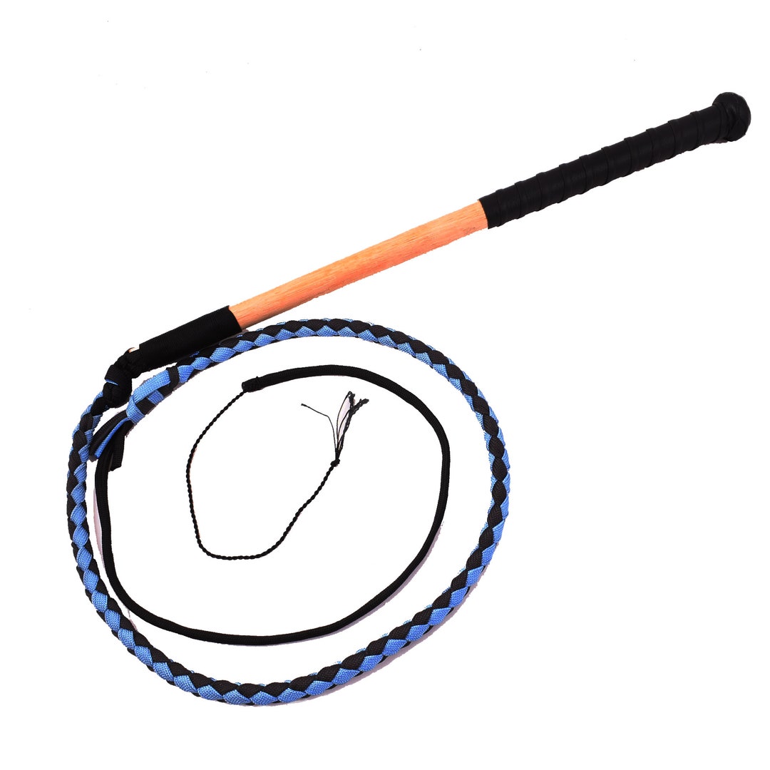 Kids Stock Whips Para Cord Nylon 2.5 Feet Long Bull Whip Heavy Duty ...