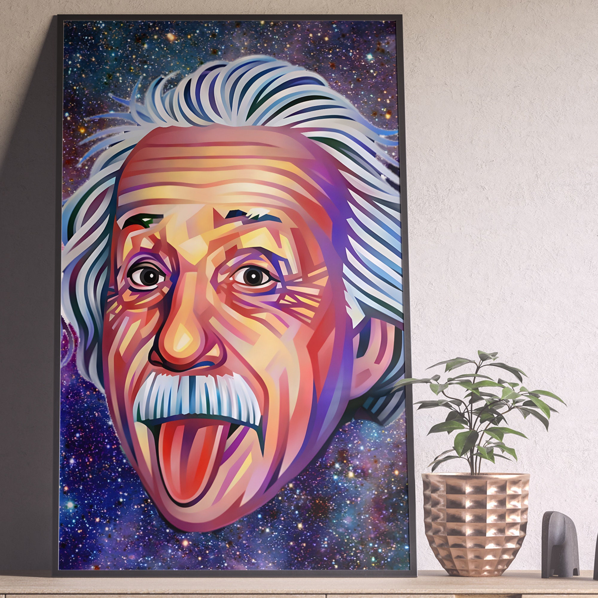 Albert Einstein Poster Albert Einstein Wall Art Albert - Etsy