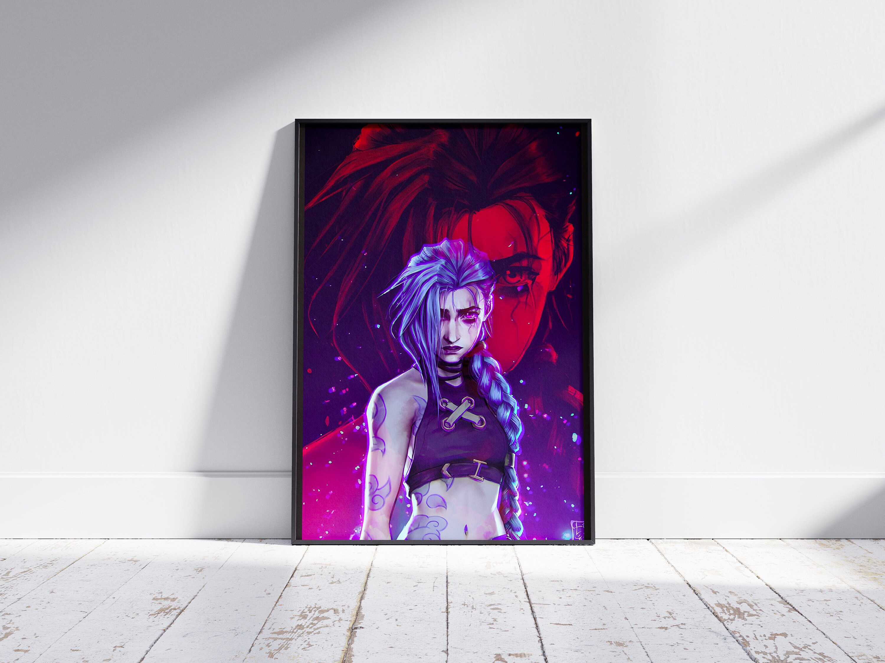 Jinx Poster Jinx Wall Art Jinx Print Arcane Poster Arcane Art | Etsy UK