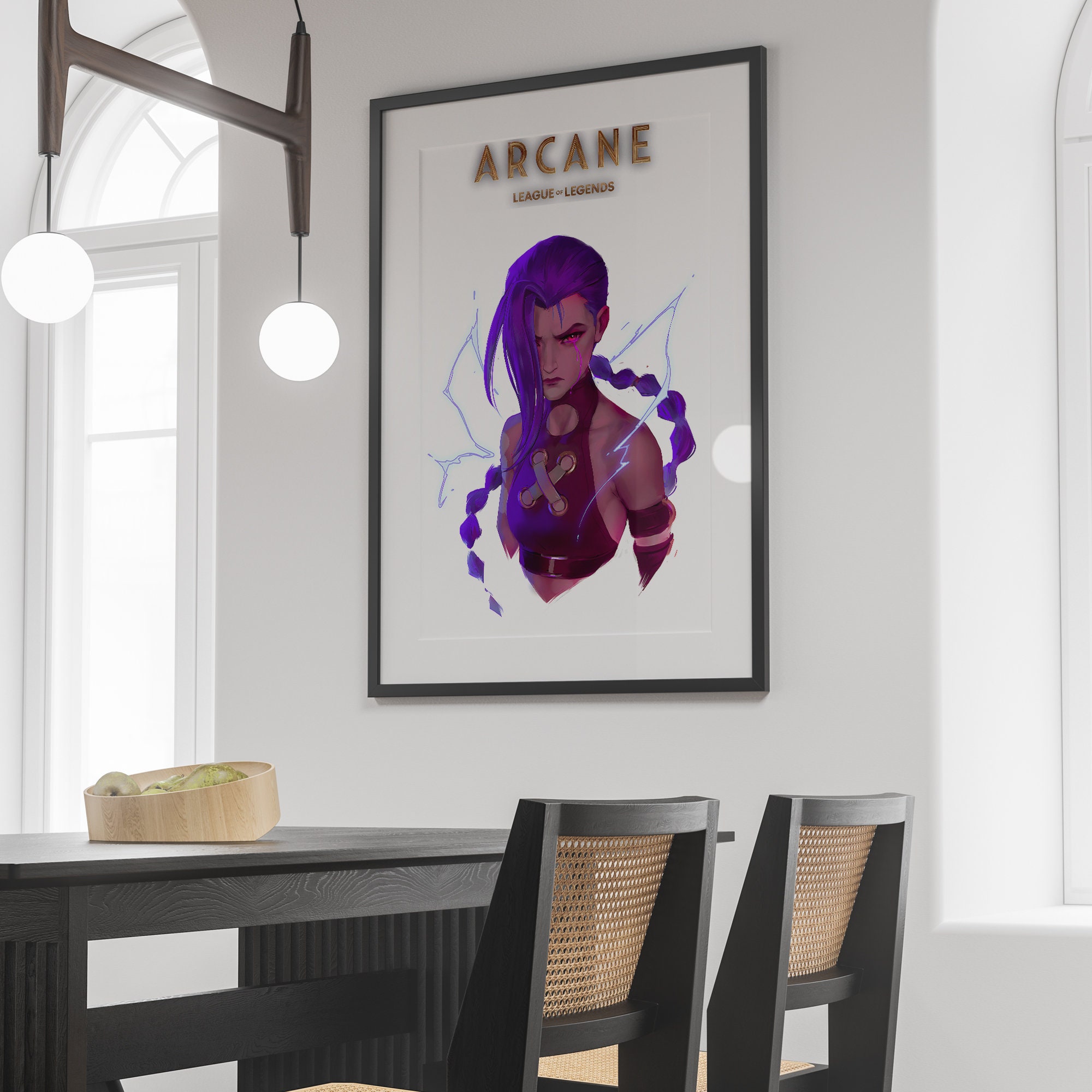 Jinx Poster Jinx Wall Art Jinx Print Arcane Poster Arcane Art - Etsy
