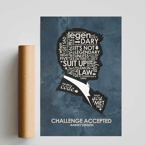 Barney Stinson Suit Up Poster