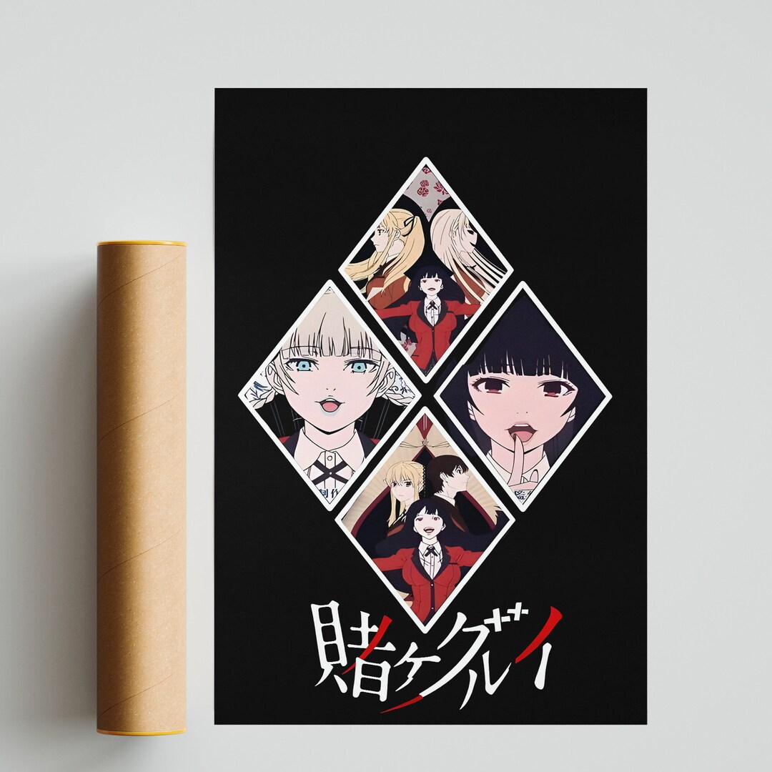 Kakegurui Twin Poster Kakegurui Twin Print Tsuzura Hanatemari - Etsy
