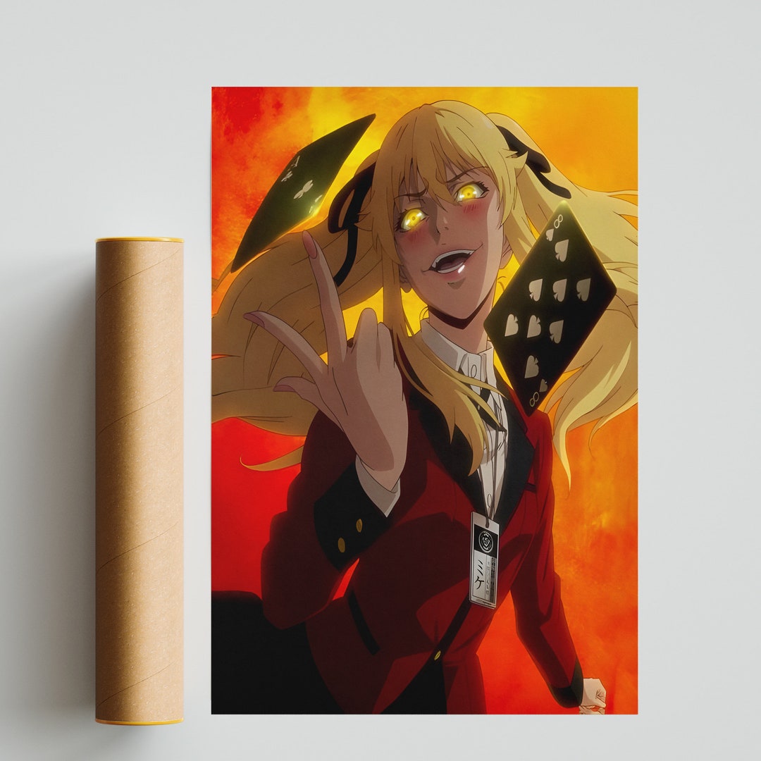 Kakegurui Twin Poster Kakegurui Twin Print Tsuzura Hanatemari - Etsy