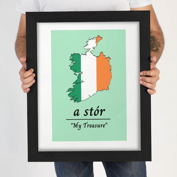 Irish Text Poster - Etsy