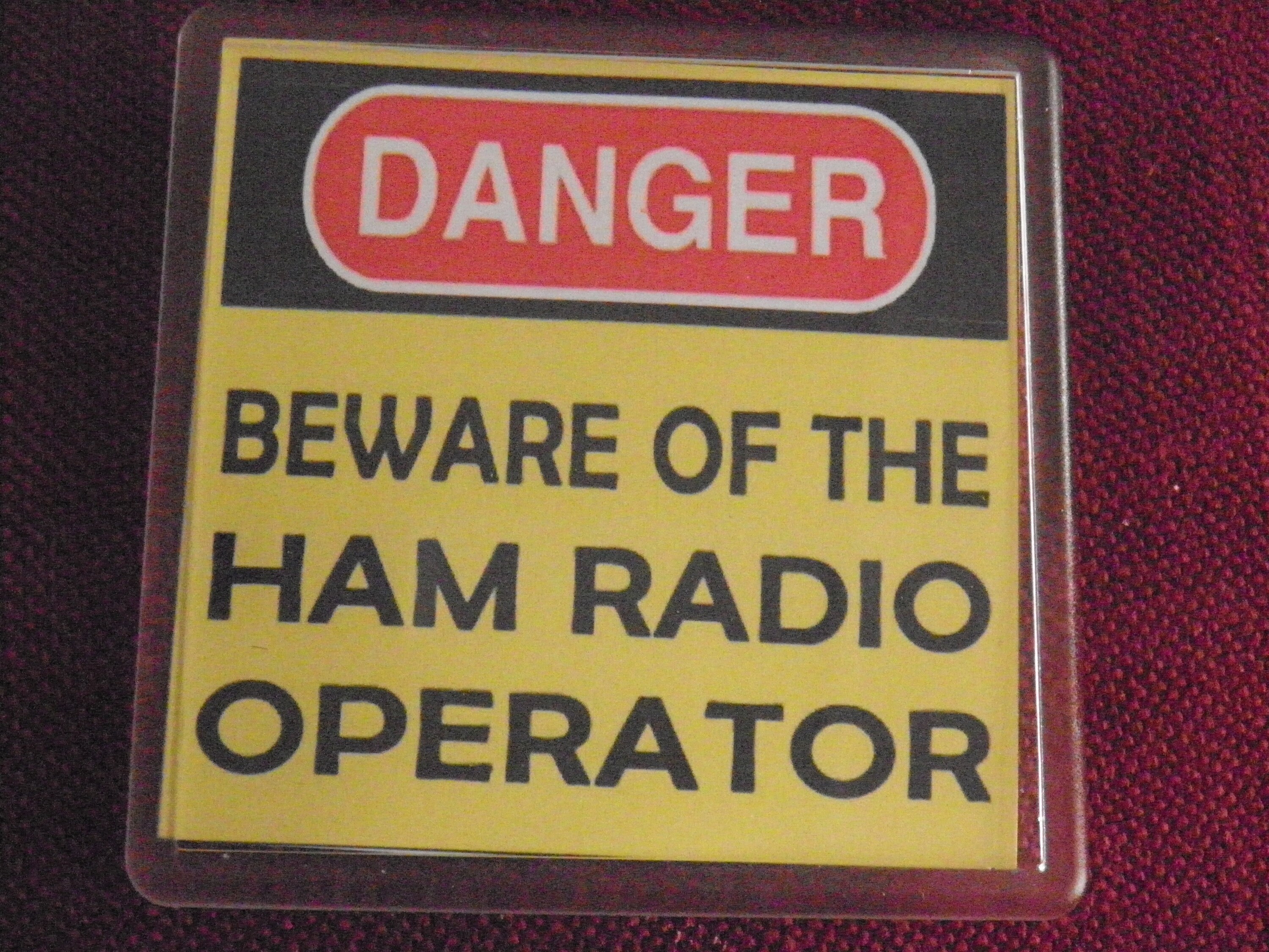 DANGER Beware Ham Radio Operator Drinks Coaster - Etsy