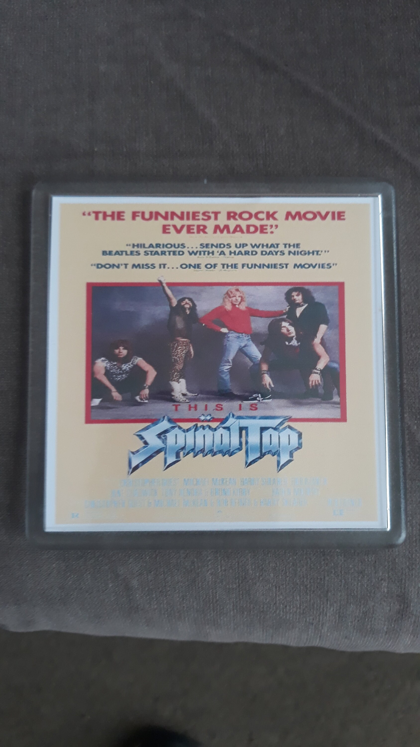 SPINAL TAP Rock Poster Drinks Coaster - Etsy