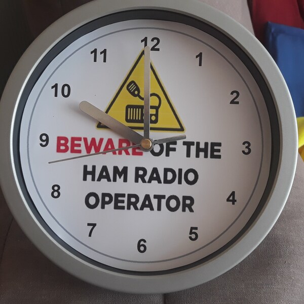Ham Radio Wall Clock - Etsy