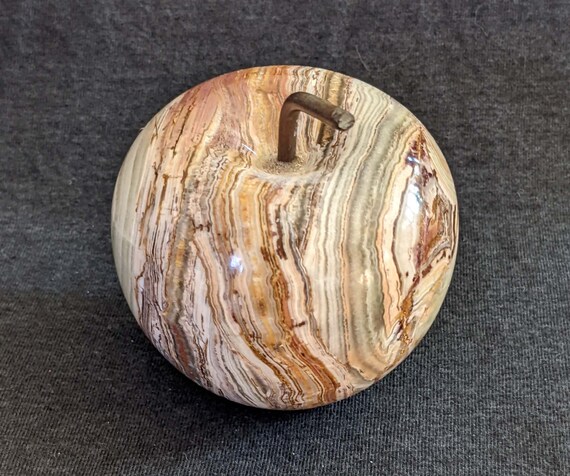 Sculpture Vintage home decor or grounding object for relaxation Banded ...