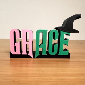 Wicked Style Custom Name Plate Sign Game Room Nursery Birthday Cake ...
