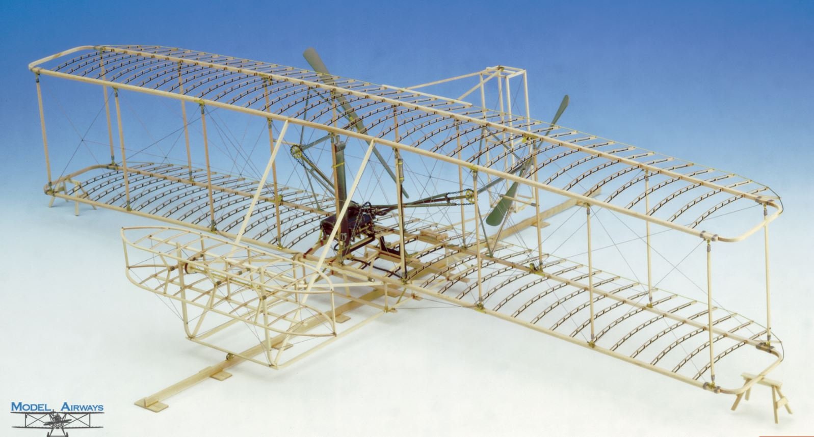 Wright Flyer Model Airplane Starter Kit With Tools, Paint, Brushes ...