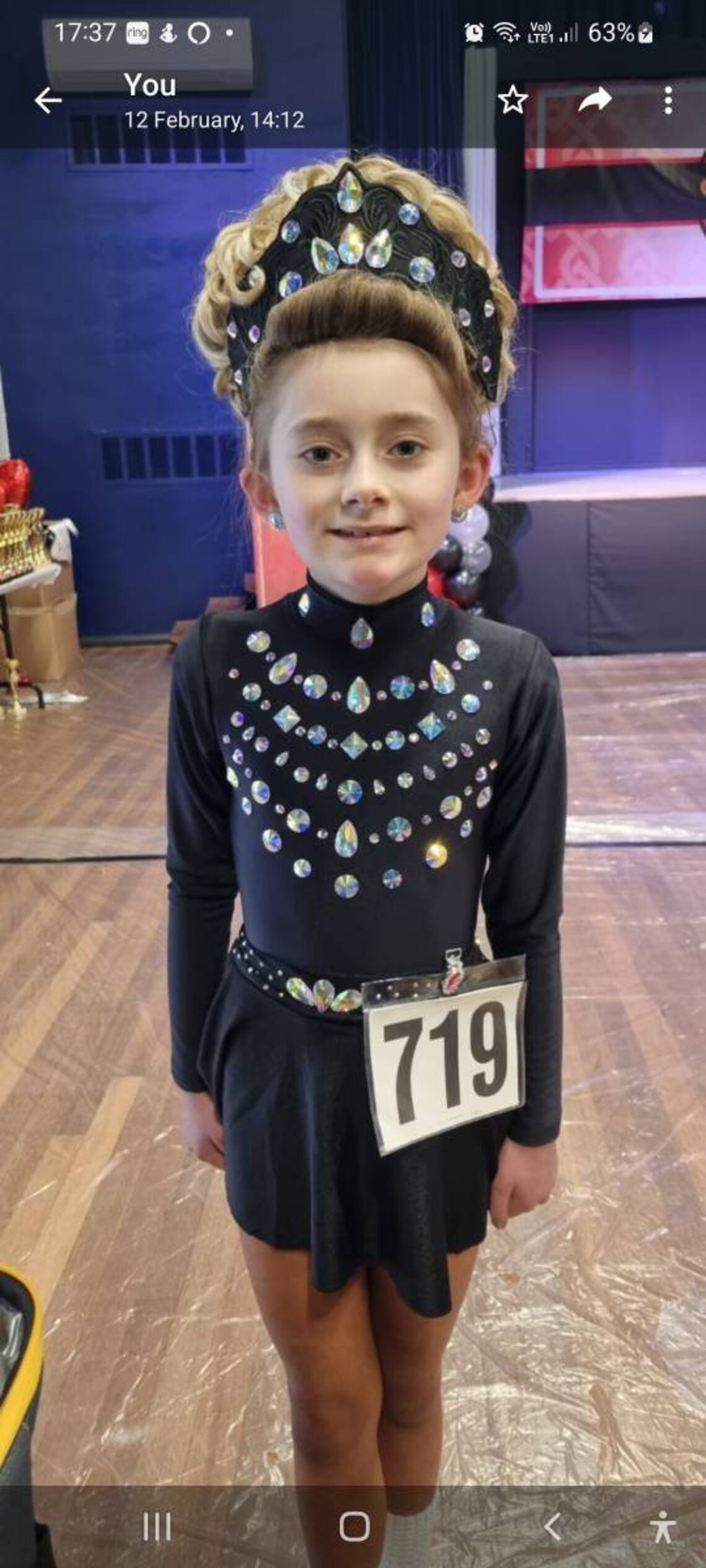 Custom Made Crystal Inbetween Dress With Matching Cuffs ... Belt and ...