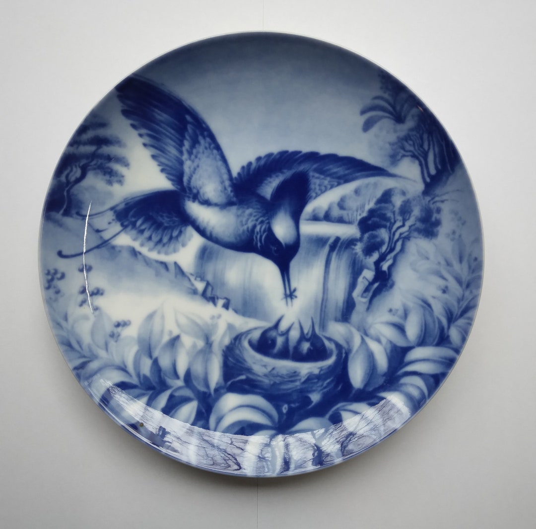 1972 Mother's Day Hummingbird Plate Furstenberg 1st Issue Bird ...