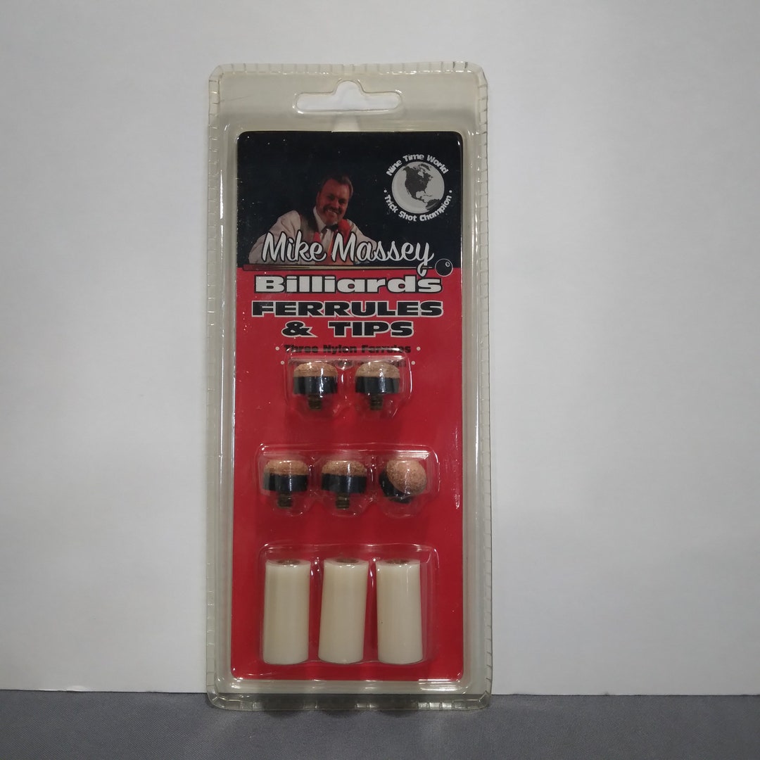 Mike Massey Billiards Ferrules & Tips Vintage New New Old Stock New in ...