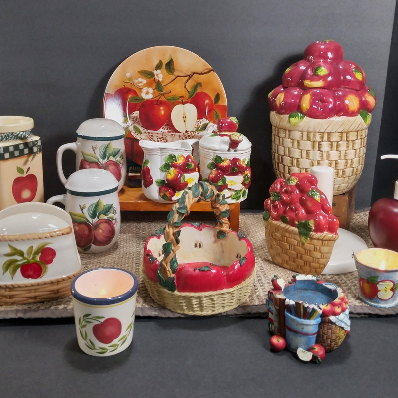 Apple Kitchen Decor - Etsy