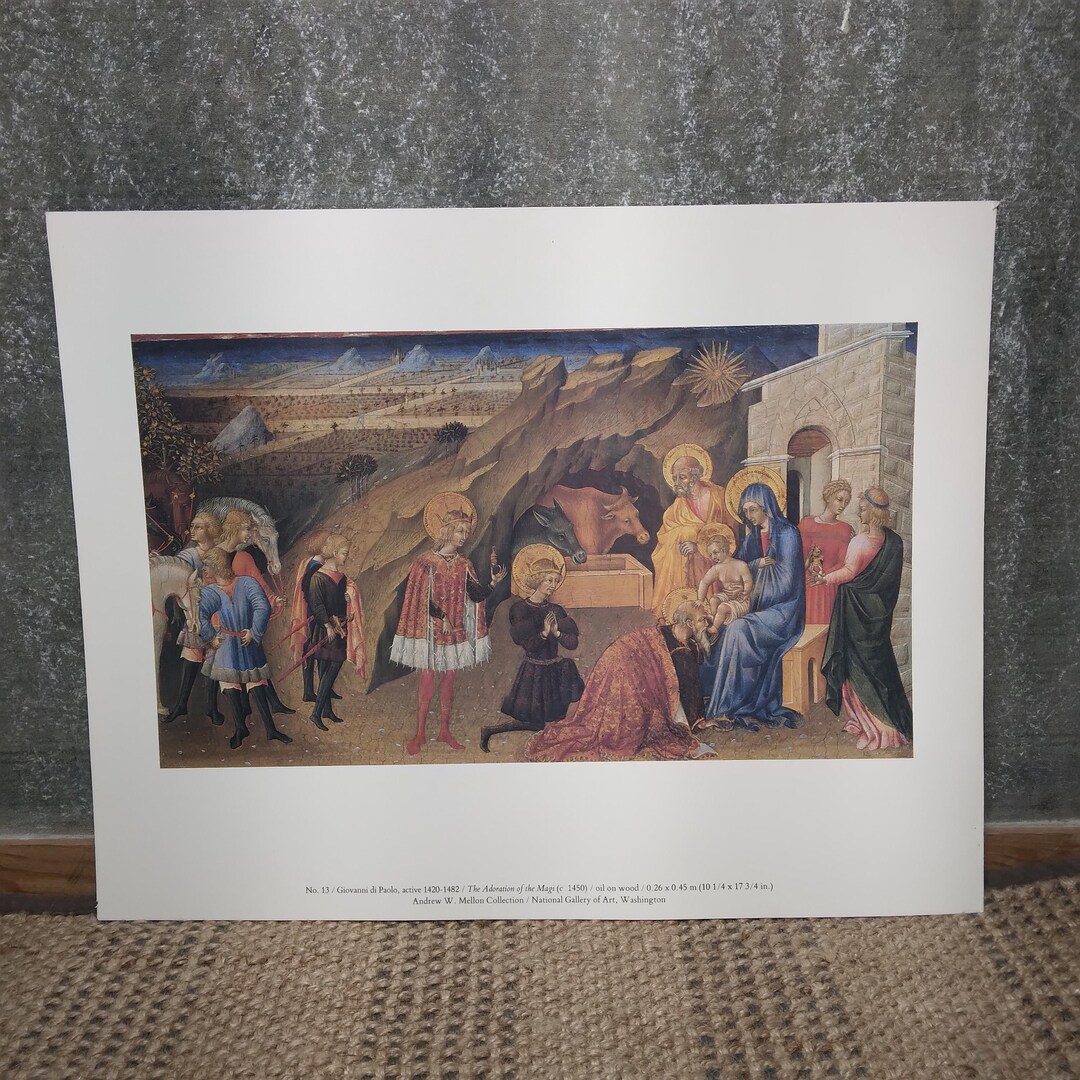 The Adoration of the Magi Unframed Art Print, by Giovanni Di Paolo No ...
