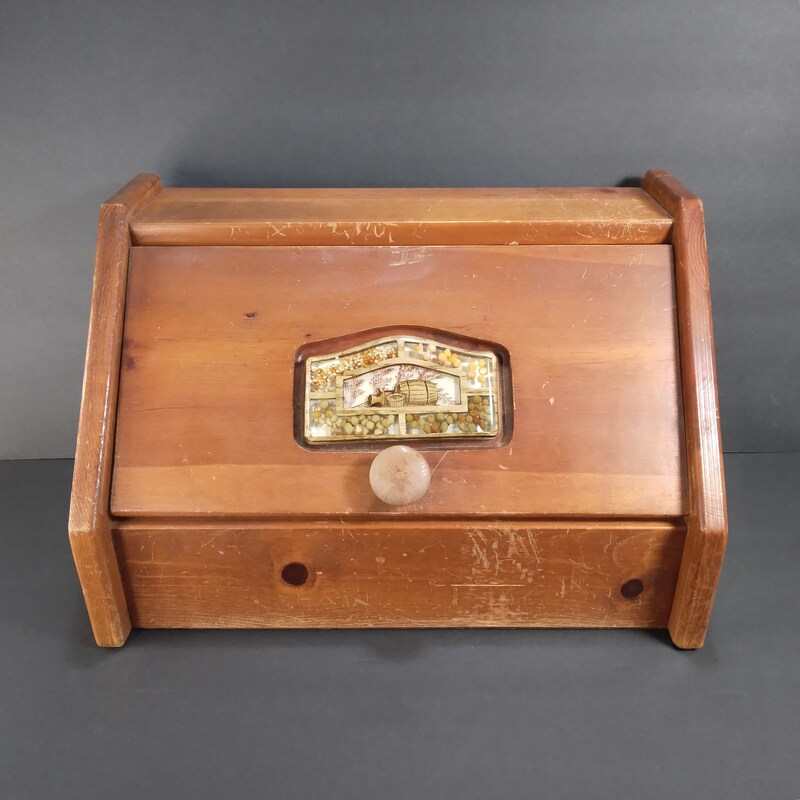 Vintage Bread Box - Etsy