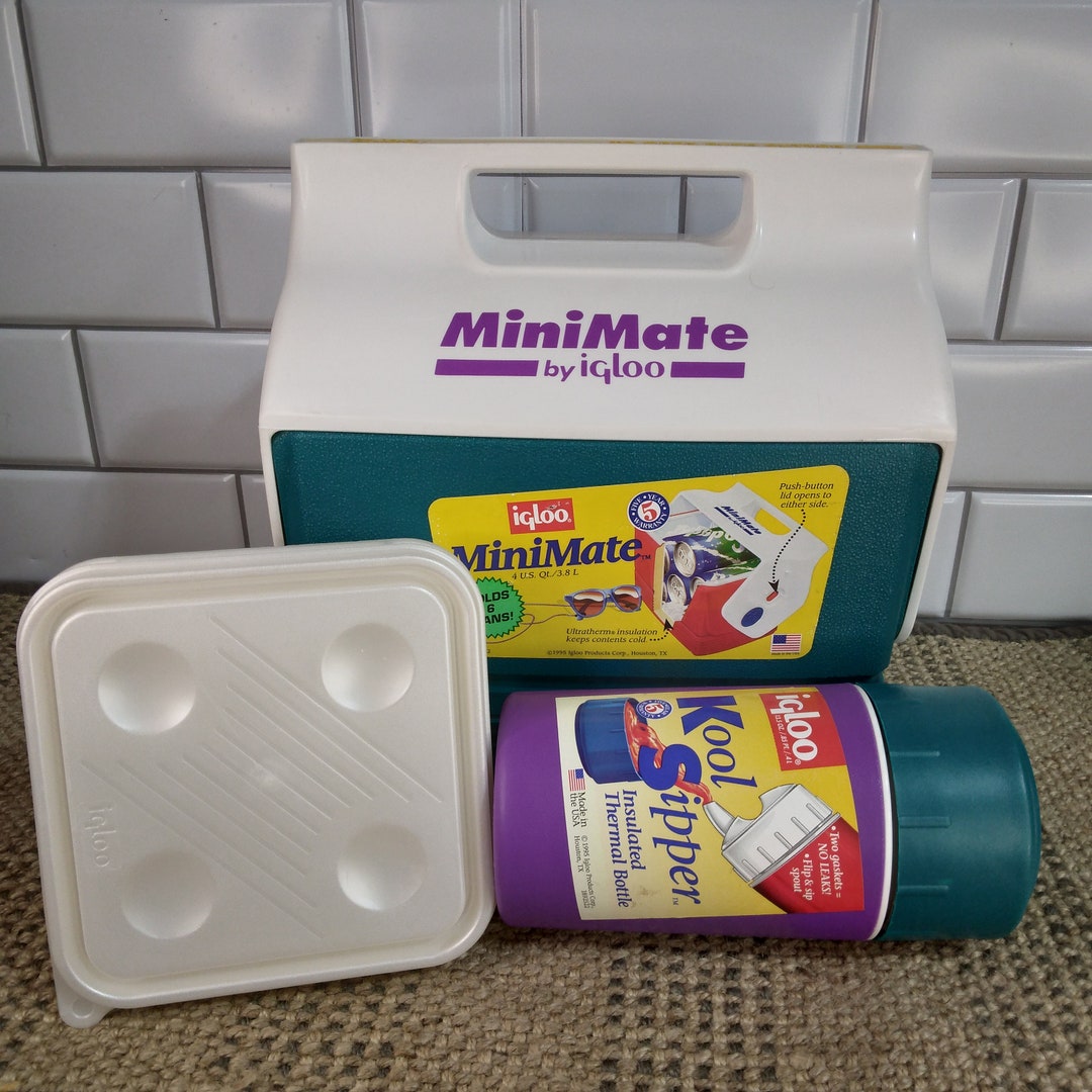 Vintage 1995 Igloo Mini Mate Cooler RARE COMPLETE SET With - Etsy
