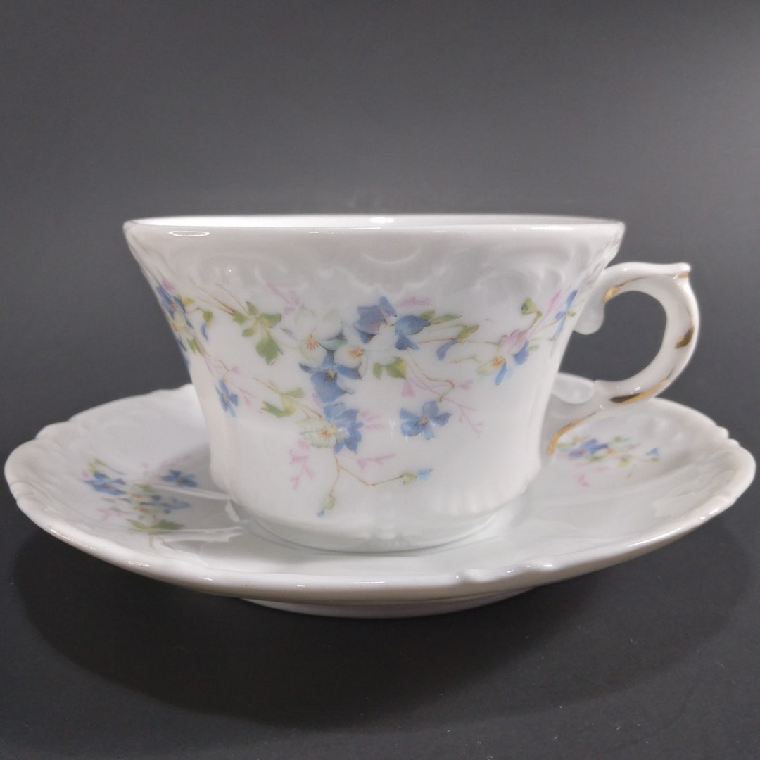 Weimar Germany Teacup Saucer Set Antique Vintage Tea Cup and Saucer Set ...