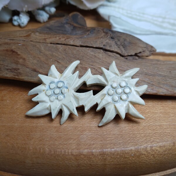Edelweiss Brooch - Etsy