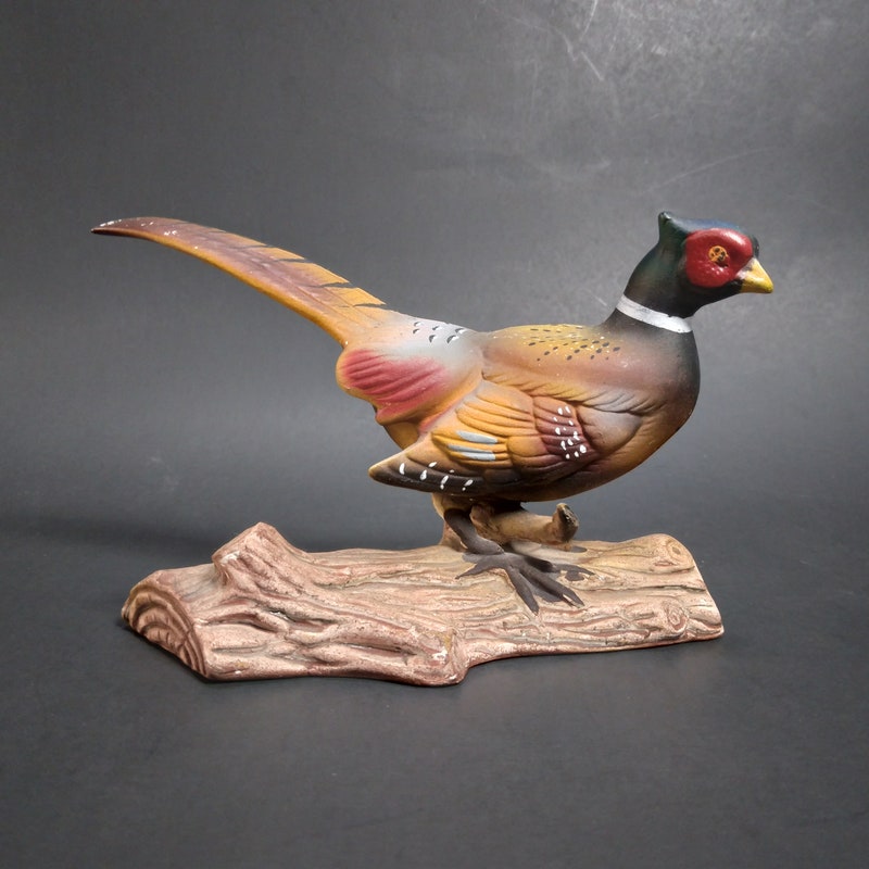 Ceramic Pheasant Figurine - Etsy