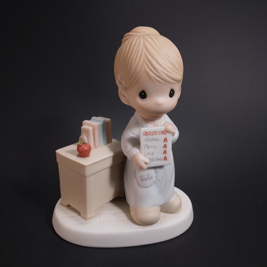 1984 Precious Moments Love Never Fails Porcelain Figurine Vintage ...