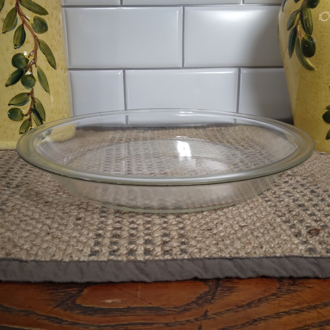 Vintage Pyrex Glass Round Pie Baking Dish Pan #209 B-1, Flat Rim Thick ...