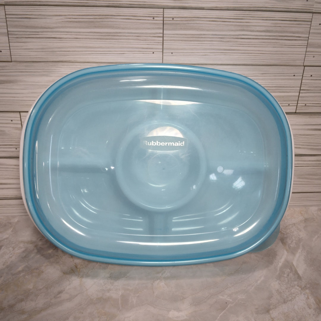 RUBBERMAID Servin' Saver Fruit, Vegetable, Chips & Dip Tray With Clear ...