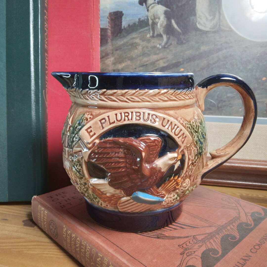 Embossed Liberty Bell & E Pluribus Unum Design Ceramic Stein Style ...