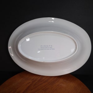 Classic MCM White Beaded Stoneware Ceramic Large Centerpiece Serving ...