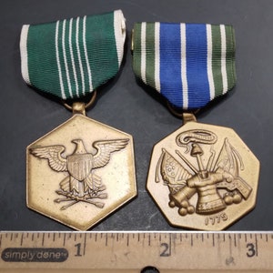 U.S. Army Commendation Medal You Pick Achievement octagon Liberty Bell ...