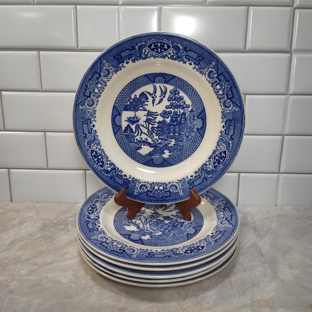 Set of 6 Vintage Royal China Ironstone 10" Dinner Plates Replacement ...