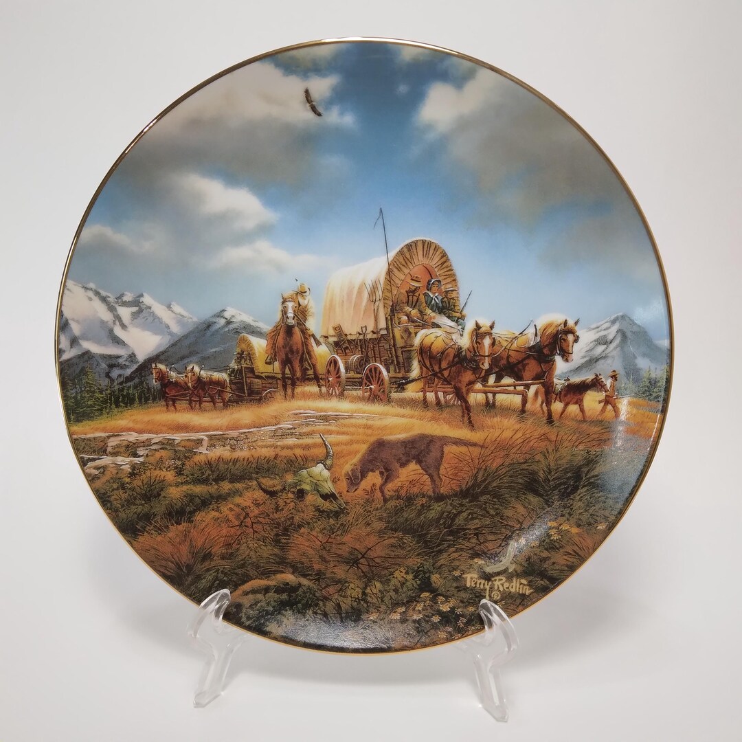 Vintage 1999 Terry Redlin Collector Plate, oh Beautiful for Spacious ...