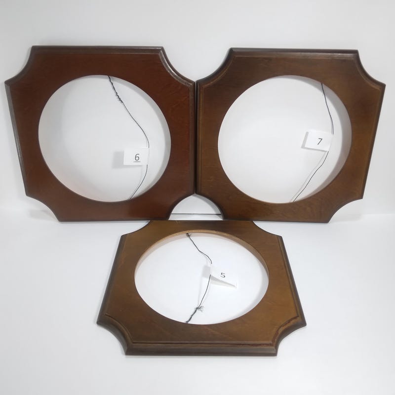 Wood Plate Frames - Etsy