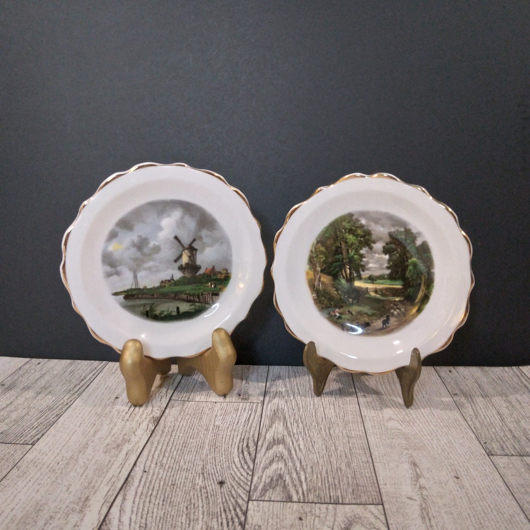 Vintage Regency English Bone China Gold Gilt Scalloped 4.5" Plates ...