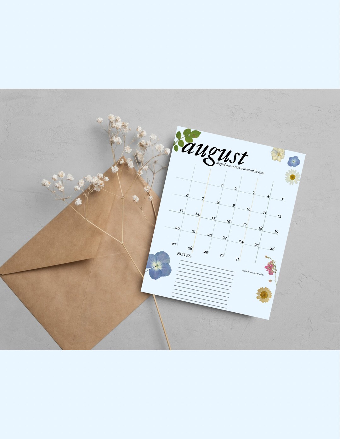 TAYLOR AUGUST CALENDAR August Folklore T Swift Calendar - Etsy
