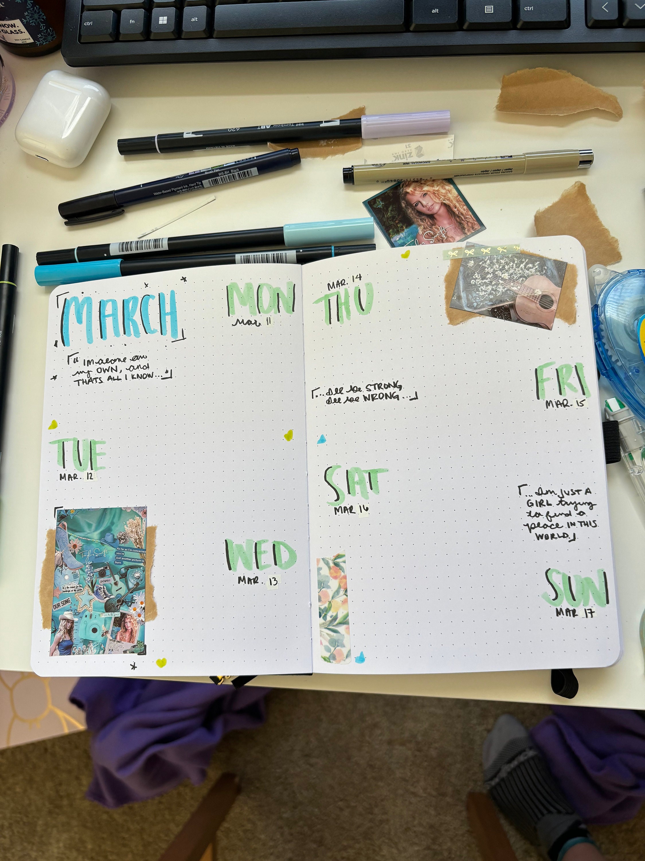 Taylor Swift Eras Tour Bullet Journal - Etsy