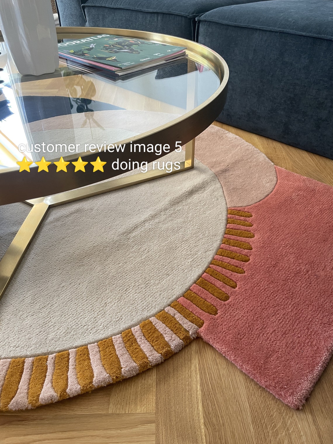 Minimalist Irregular Shape Rug,premium Quality Odd Shape Unique Area ...