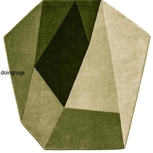 Abstract Shaped Rug - Etsy