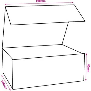 Matte Finish Magnetic Gift Box Perfect for Christmas Birthdays - Etsy