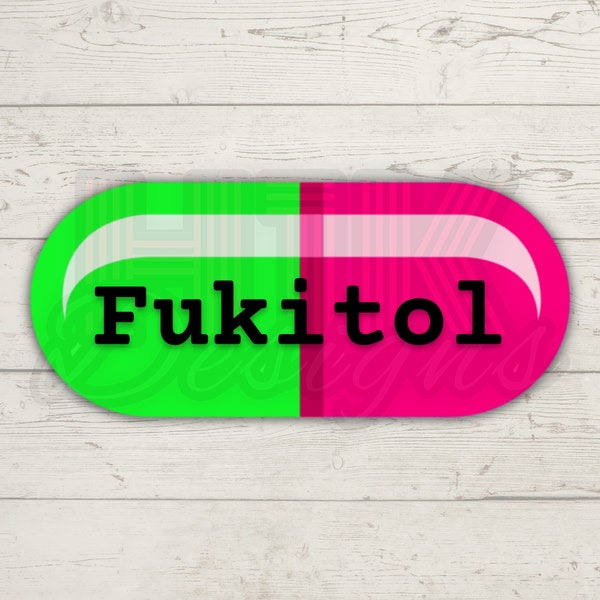 Fukitol Pill Svg - Etsy