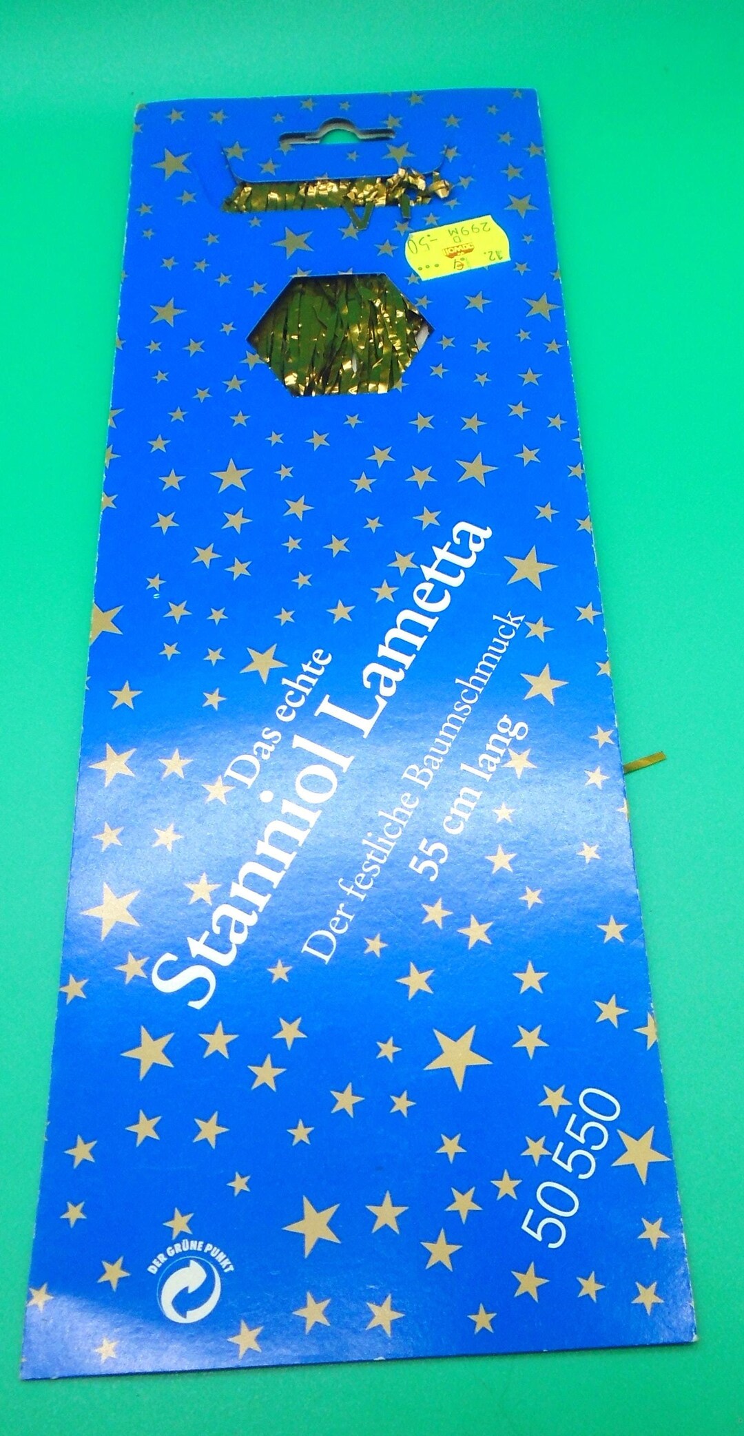 Original Stanniol Lametta Gold Metal Tinsel/ Icicles for Decorating 60 ...
