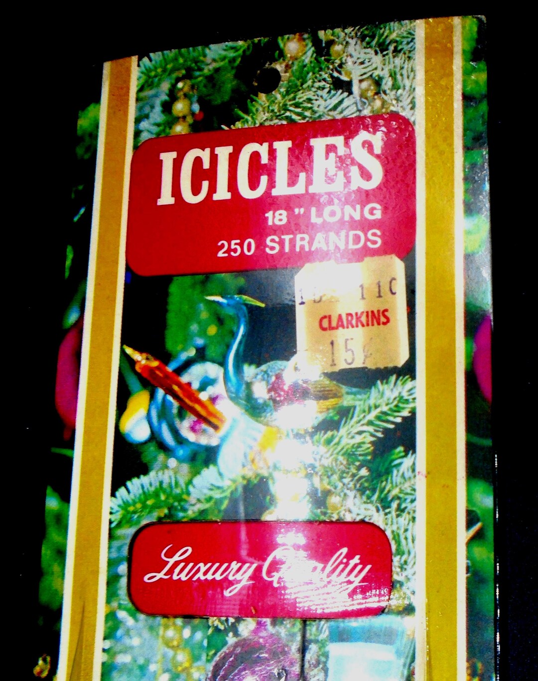 Vintage Stanniol Metal/icicles/tinsel/foil LEAD 250 Strands Color ...